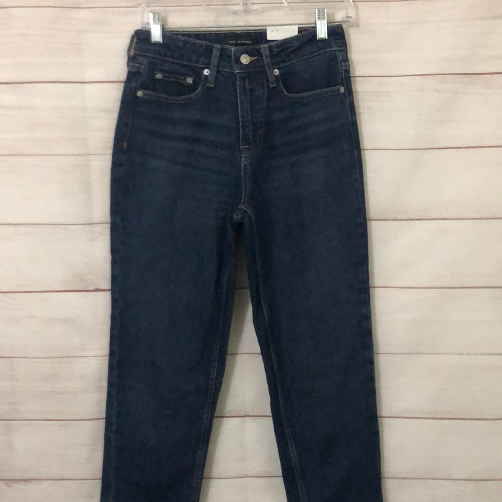 Free Assembly Super High Rise Straight Jeans Size 0 N… - Gem